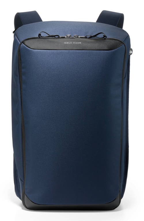 Cole Haan Zerogrand 72 Hour Leather Backpack - Navy Blazer